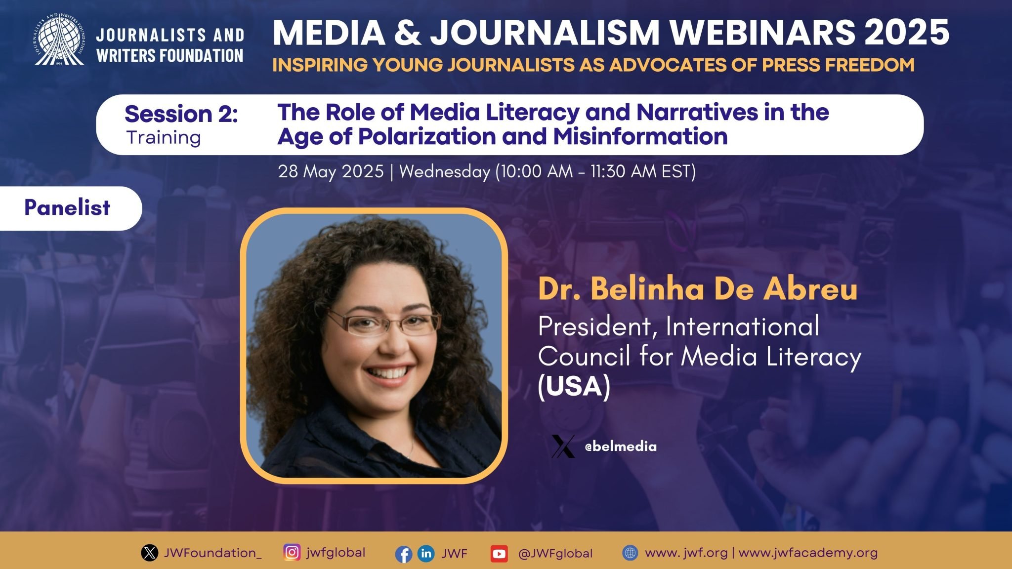 Session 2: The Role of Media Literacy and Narratives in the Age of ...